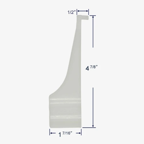 SWISCO.com: Hanging Rail Bracket, 1-7/16" Deep