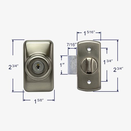 No keys to storm door deadbolt lock. : SWISCO.com