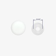 67-017 White Snap Cap Screw Cover (5 Sets) : SWISCO.com