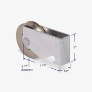 81-014 Sliding Door Roller, Silverline : SWISCO.com