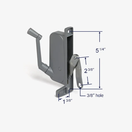 SWISCO.com: LH Window Crank Operator, 3/8" Hole