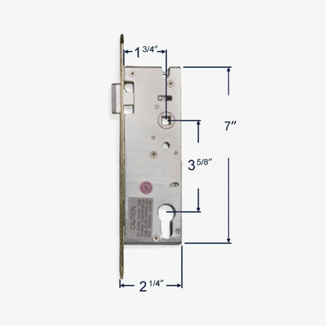 SWISCO.com: Brass Atrium Door Lever Lockset