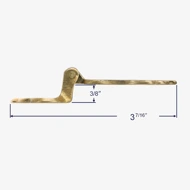 SWISCO.com: Replacement Hinge, 3/8" Offset