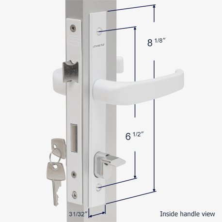 Grisham Storm door lock set from Home Depot they can't find new set ...
