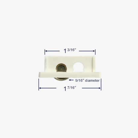 SWISCO.com: Acorn Sliding Window Roller, 9/16" BB