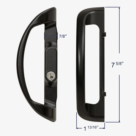 SWISCO.com: Offset Keyed Handle Set, 3-15/16"