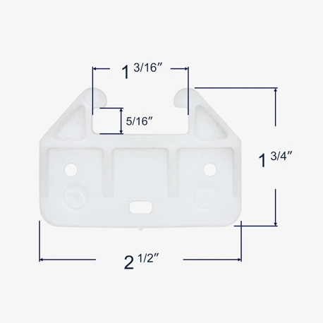 SWISCO.com: Rear Drawer Guide, 1-3/16" x 5/16"