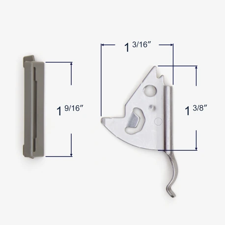SWISCO.com: Andersen Knife Latch Pair with Housing