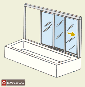 10-139 Shower Door Bottom Guide Instructions : SWISCO.com