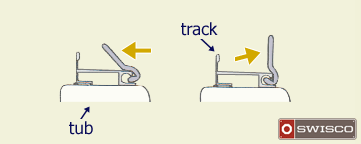 10-139 Shower Door Bottom Guide Instructions : SWISCO.com