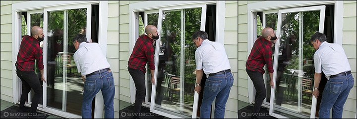 How to maintain a sliding glass door : SWISCO.com
