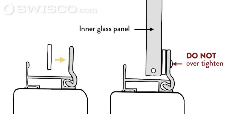 10-139 Shower Door Bottom Guide Instructions : SWISCO.com