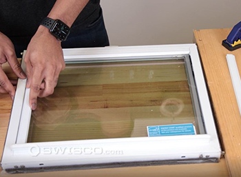 How to Replace Glazing in a Vinyl Window : SWISCO.com