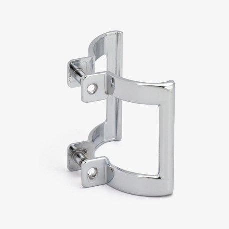 10-126 Chrome Finish Shower Door Handle Set, 2" : SWISCO.com