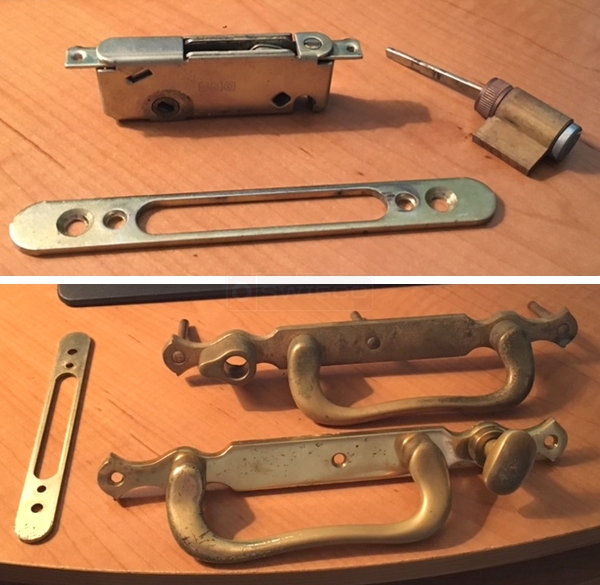Replacement Lock set for a sliding french door : SWISCO.com