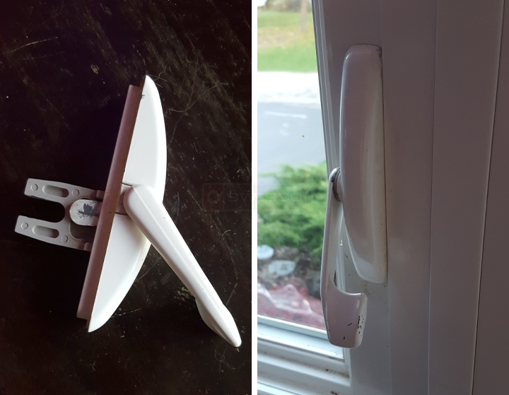 Crestline window lock installed in 2006lop : SWISCO.com