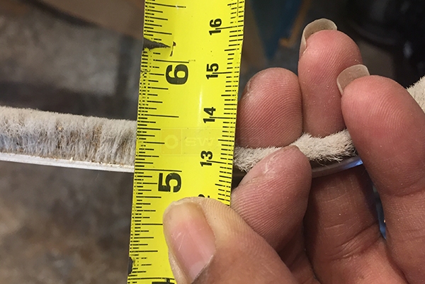 Window wool pile weatherstriping for sides of the house window : SWISCO.com