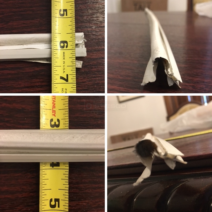 Bottom seal for an aluminum window : SWISCO.com
