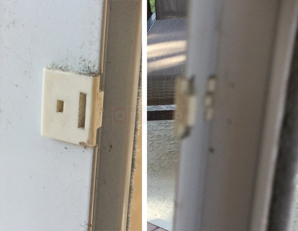 2003 kinco aluminum single pane window, sash clip, snaps in side frame ...