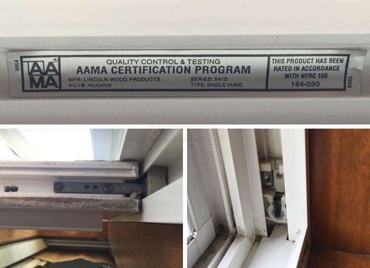 Lincoln Wood Single Hung Window Series 5410 Tilt Pin Replacment Part ...