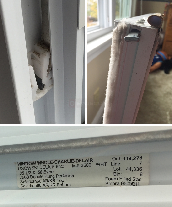 Replacement parts needed for double hung window : SWISCO.com