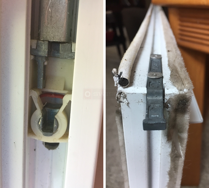 Hinge on tilt window : SWISCO.com