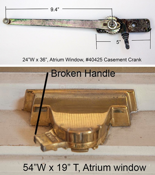 Atrium Window Cranks : SWISCO.com