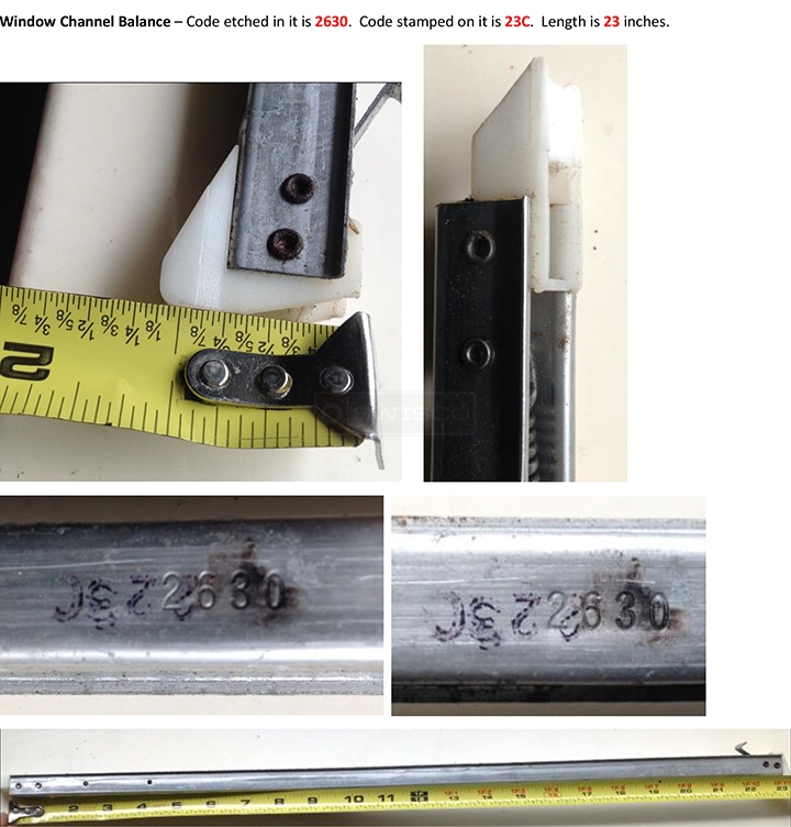Window Channel Balance - Codes 2630 and 23C on the same unit : SWISCO.com