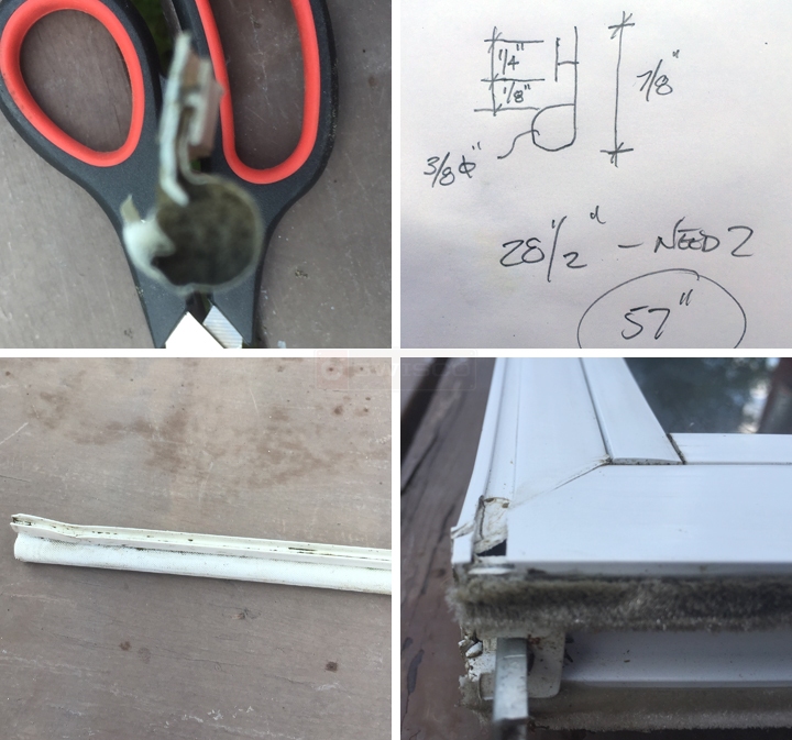 Weatherstripping on vinyl window sash : SWISCO.com