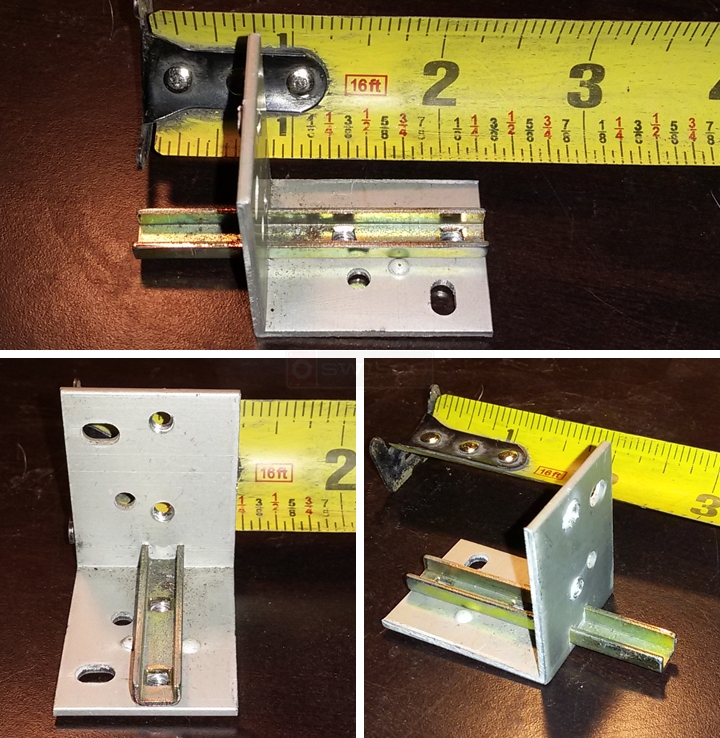 Vinyl Window Angle bracket with pivot bar : SWISCO.com