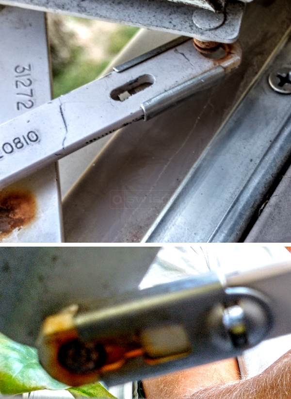 Window arm mechanism missing small part... : SWISCO.com