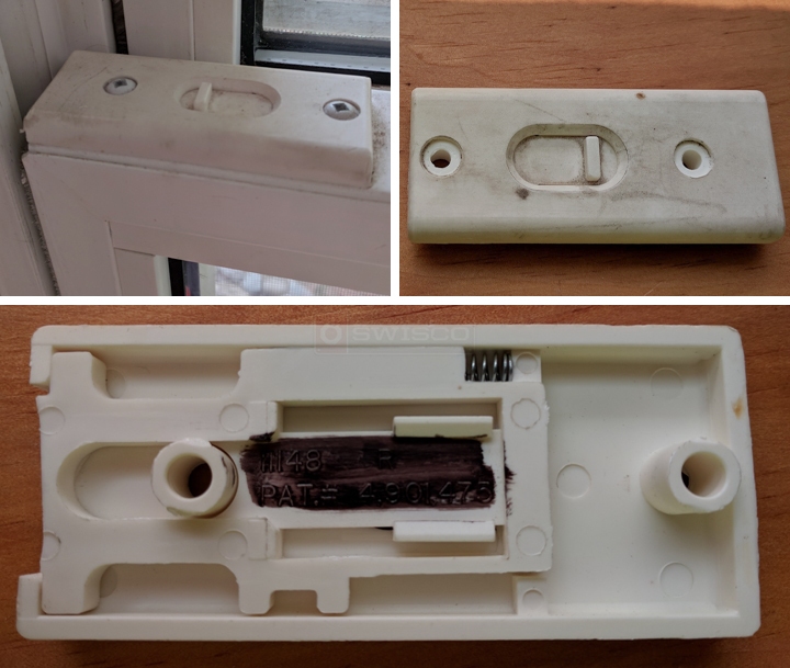 vinyl tilt window latch - Right & Left : SWISCO.com