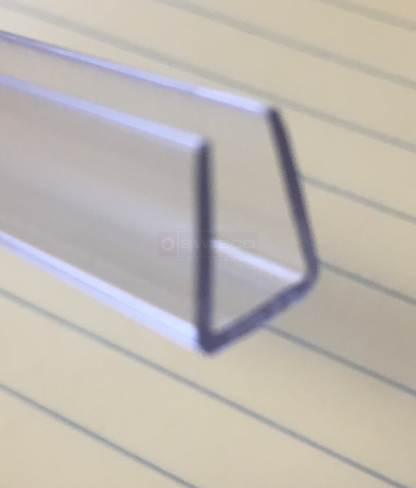 Clear Plastic Channel : SWISCO.com