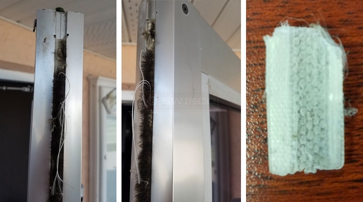 Commercial door wool pile. : SWISCO.com