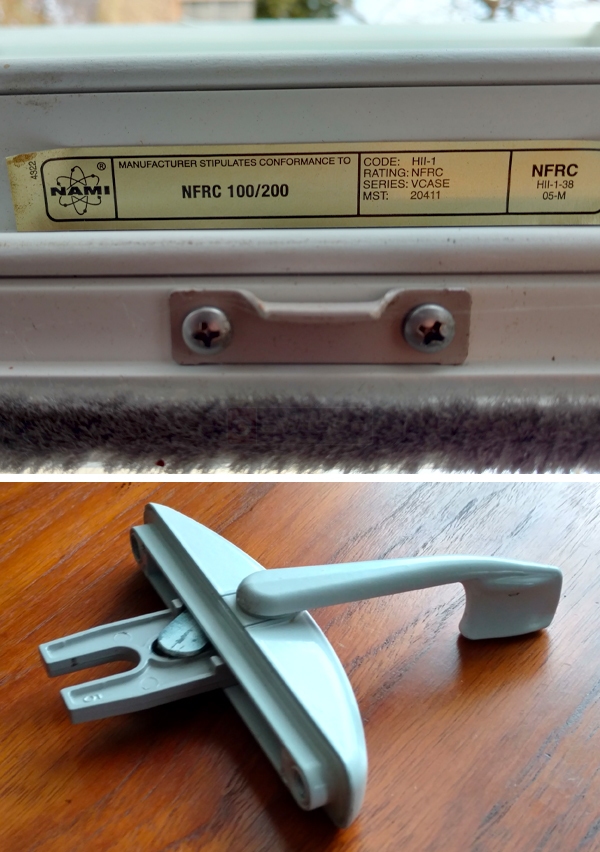 Nami Swing-out window locking handle : SWISCO.com