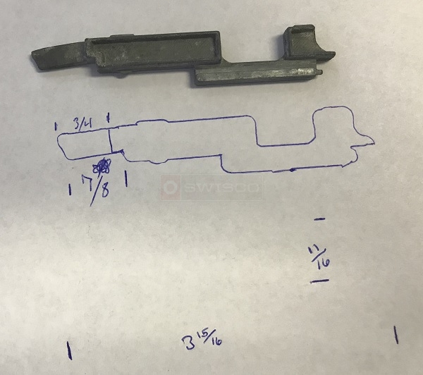 Storm window slide bolt : SWISCO.com
