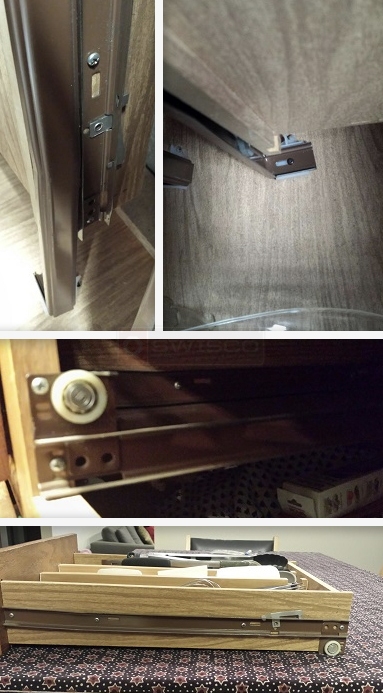 Replacement drawer tracks and brackets : SWISCO.com