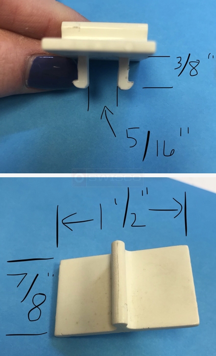 Tilt Latch thumb button part identification : SWISCO.com