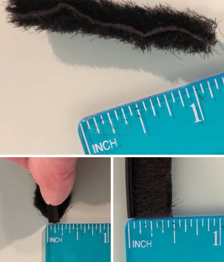 Wool pile weatherstripping for window : SWISCO.com