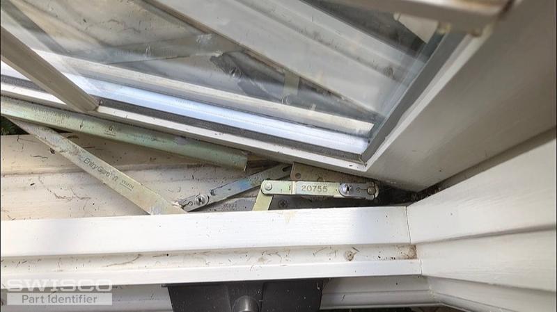 caradco casement window casement hinge (40664) and casement arm (20755 ...