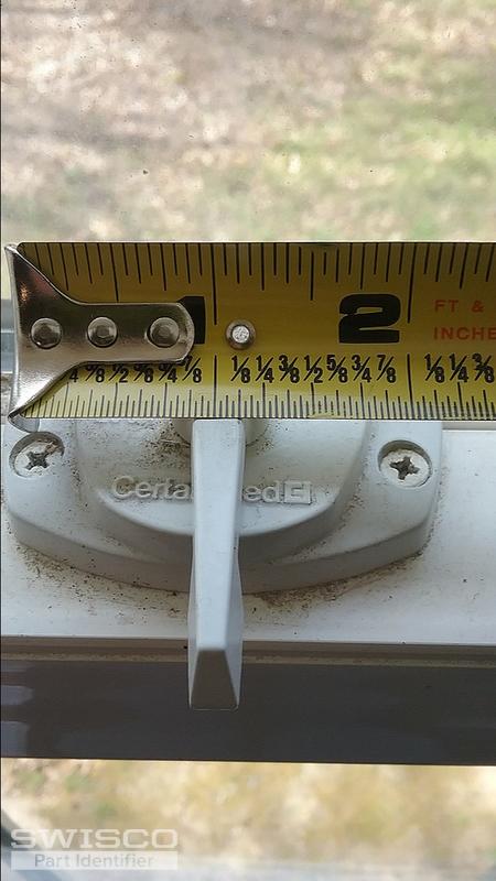 certainteed double hung window sweep lock (latch) : SWISCO.com