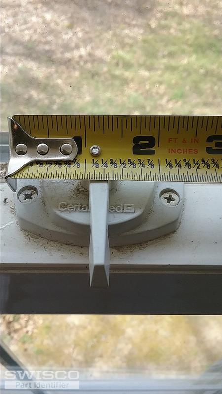 certainteed double hung window sweep lock (latch) : SWISCO.com
