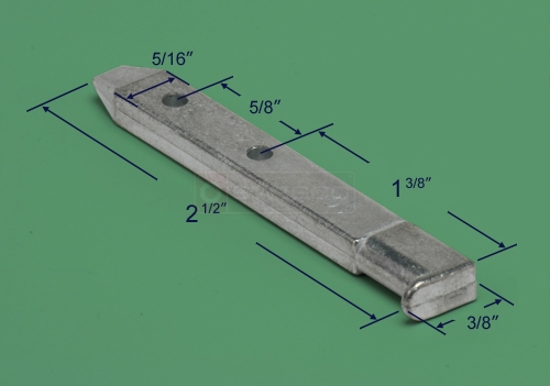 2 12 tilt window replacement sash pivot bar 26 021 : SWISCO.com