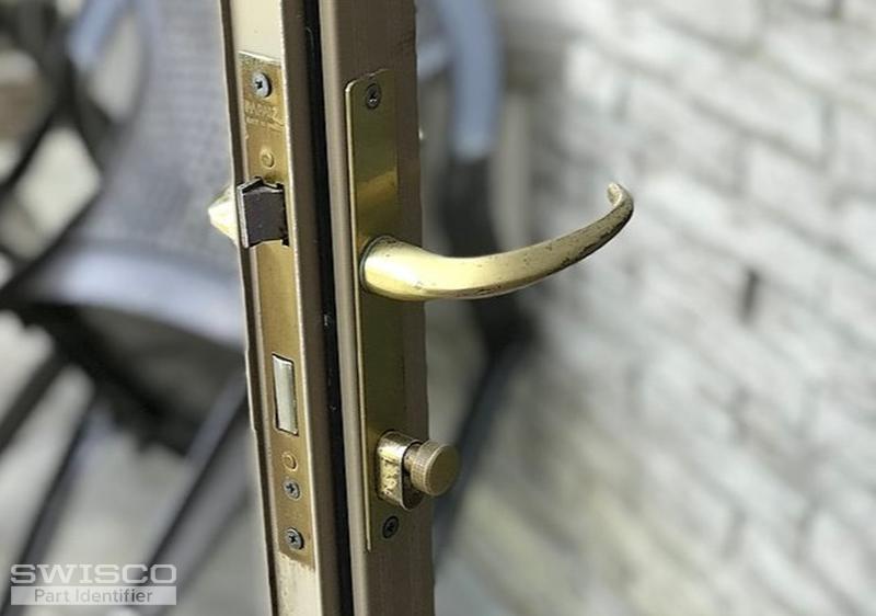 Brass Storm Door Lockset : SWISCO.com