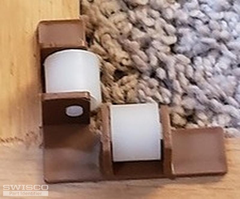 Need 3 sets of these angled drawer rollers : SWISCO.com