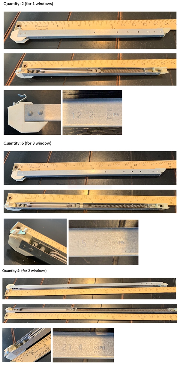 Window Channel Balance Parts Identification : SWISCO.com