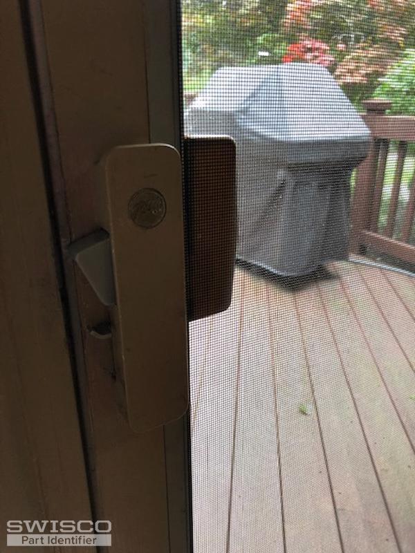 Pella Screen Door Latch - exterior : SWISCO.com