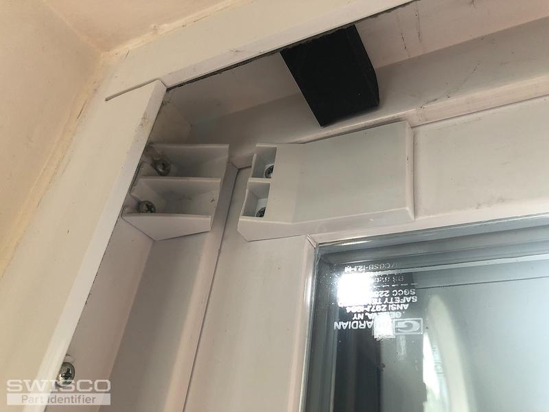 Vinyl patio sliding door fixed bracket : SWISCO.com