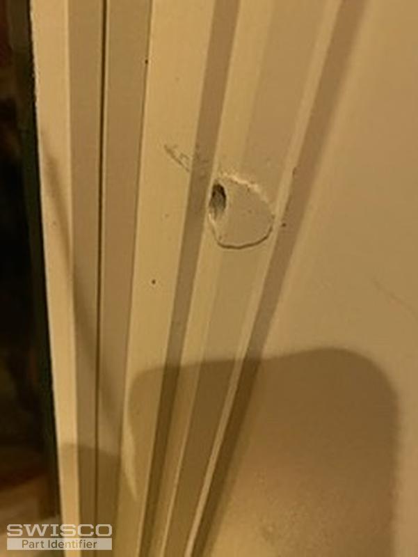Plug for window screen plunger on wood window frame : SWISCO.com