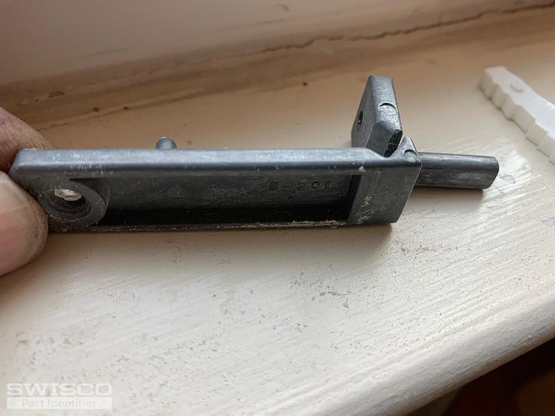 102-2 Window track part, cast metal "L" has broken : SWISCO.com